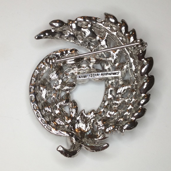 Avon | Jewelry | Avon 2th Anniversary Brooch Pin Sparkly | Poshmark